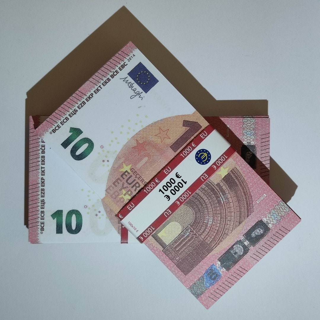 Realistic Prop Money Set for Videos Education Dummy Movie Cash Enhance ...