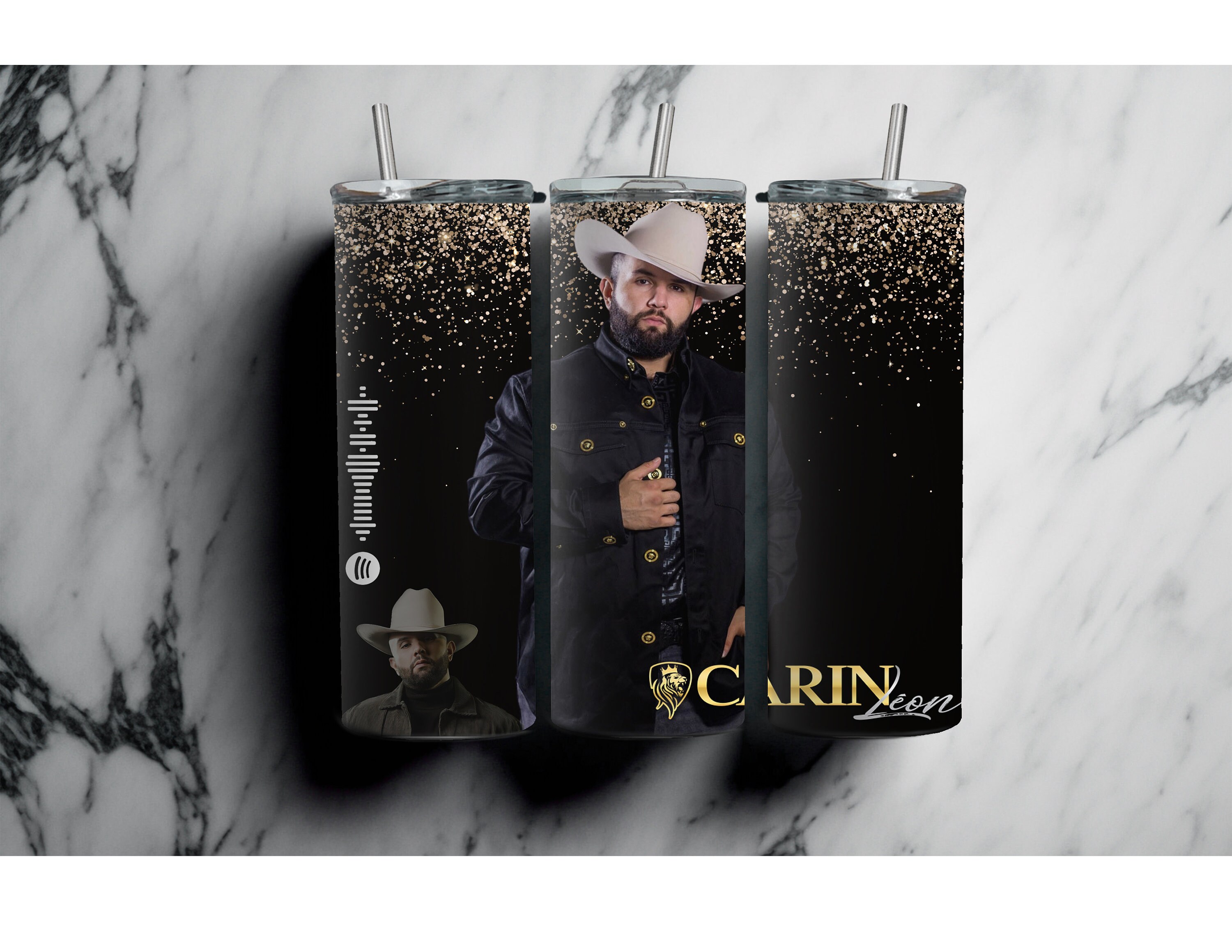 Carin Leon Tumbler Wrap, Mexican Singer Tumbler Wrap, Carin Leon ...