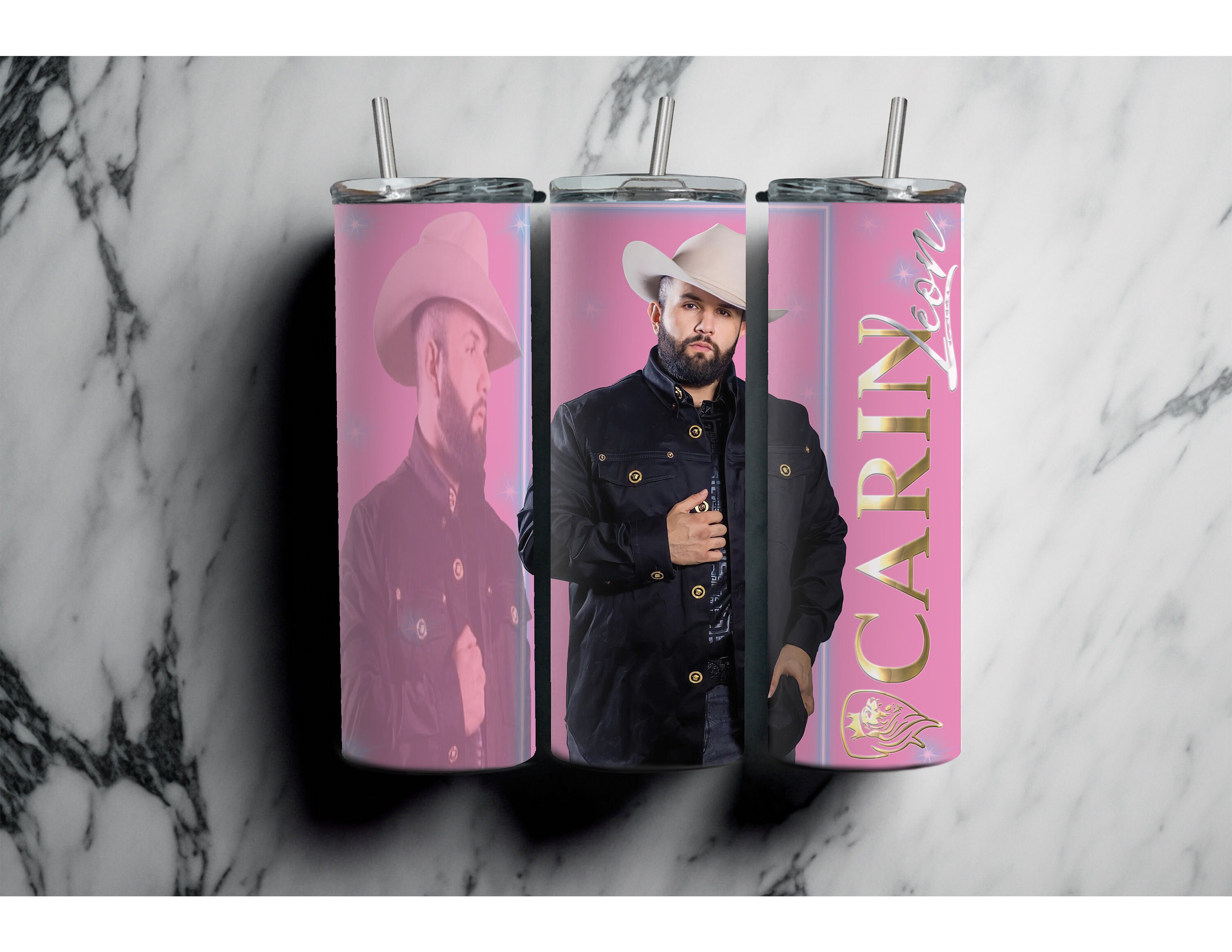 Carin Leon Tumbler Wrap Bundle Sublimation Tumbler Wrap Png Carin Leon ...