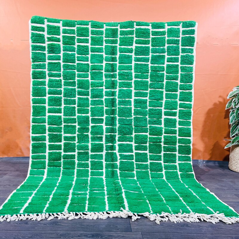 Green Moroccan Rug - Etsy