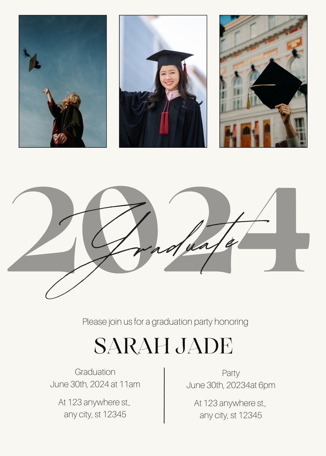 Editable Graduation Photography Marketing Kit - Customizable Templates ...