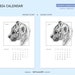 2024 Year Calendar Printable 12 Month Art Calendar 2024 Minimalist ...