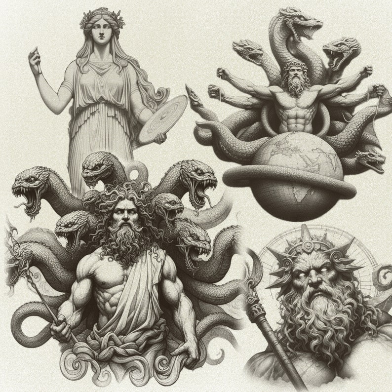 300 Greek Gods & Monsters Procreate Brushes (digital Download) - Etsy