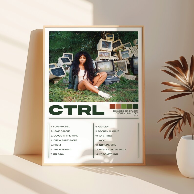 SZA Posters 3 Pack, SZA Albums Art Cover Wall Print Painting, SZA ...