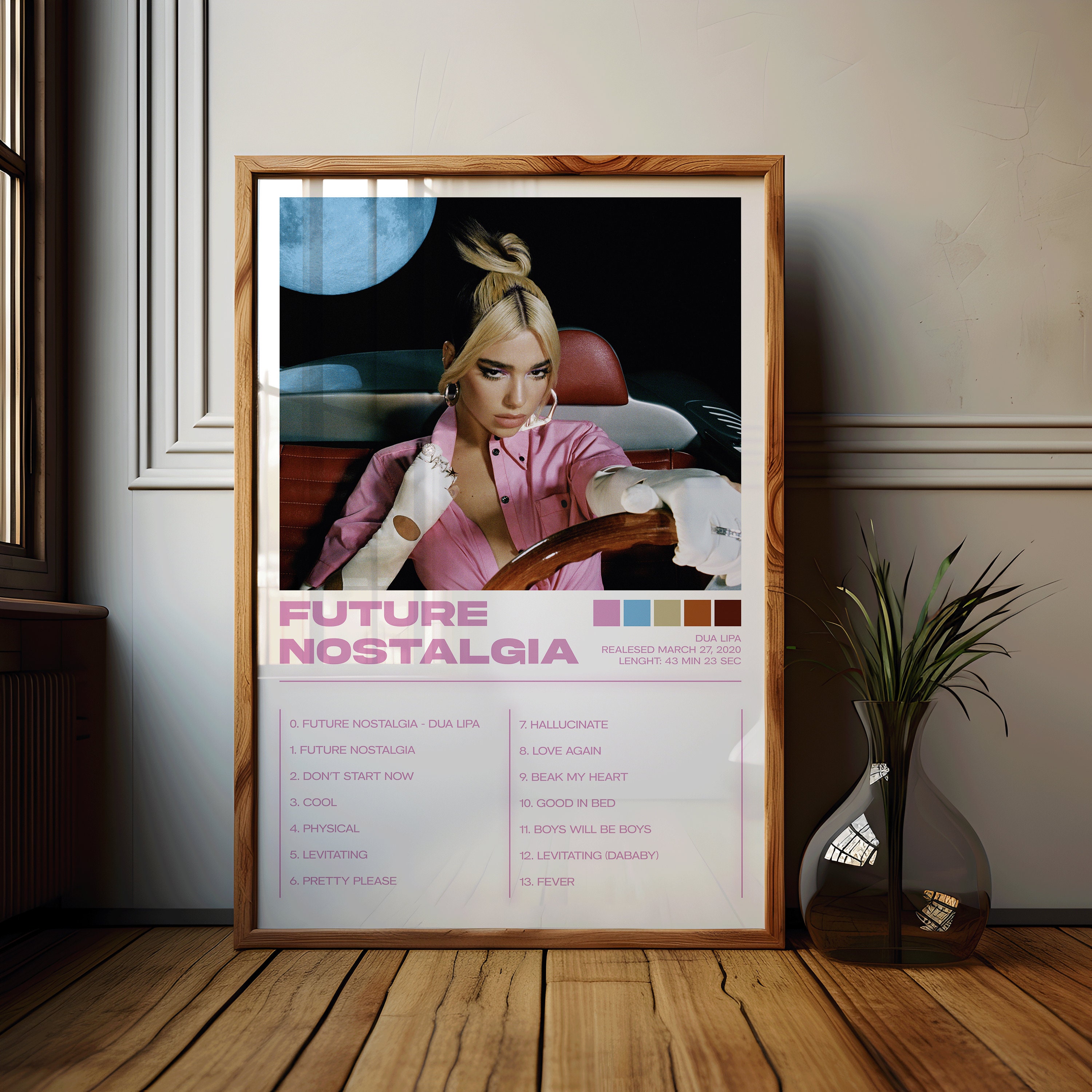 Dua Lipa Posters 3 Pack, Dua Lipa Album Art Cover Wall Print Painting ...