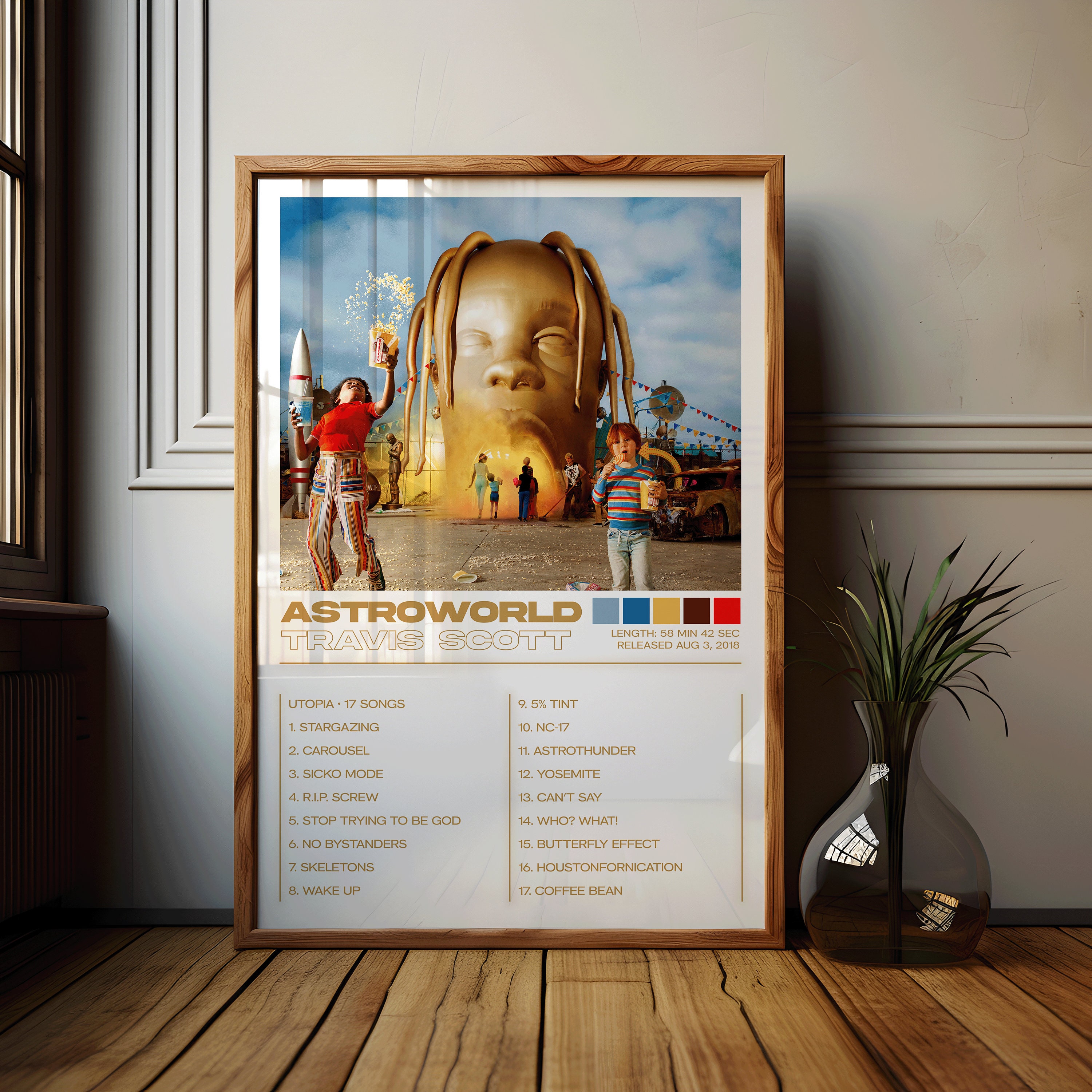 Travis Scott Posters 3 Pack, Travis Scott Album Art Cover Wall Print ...