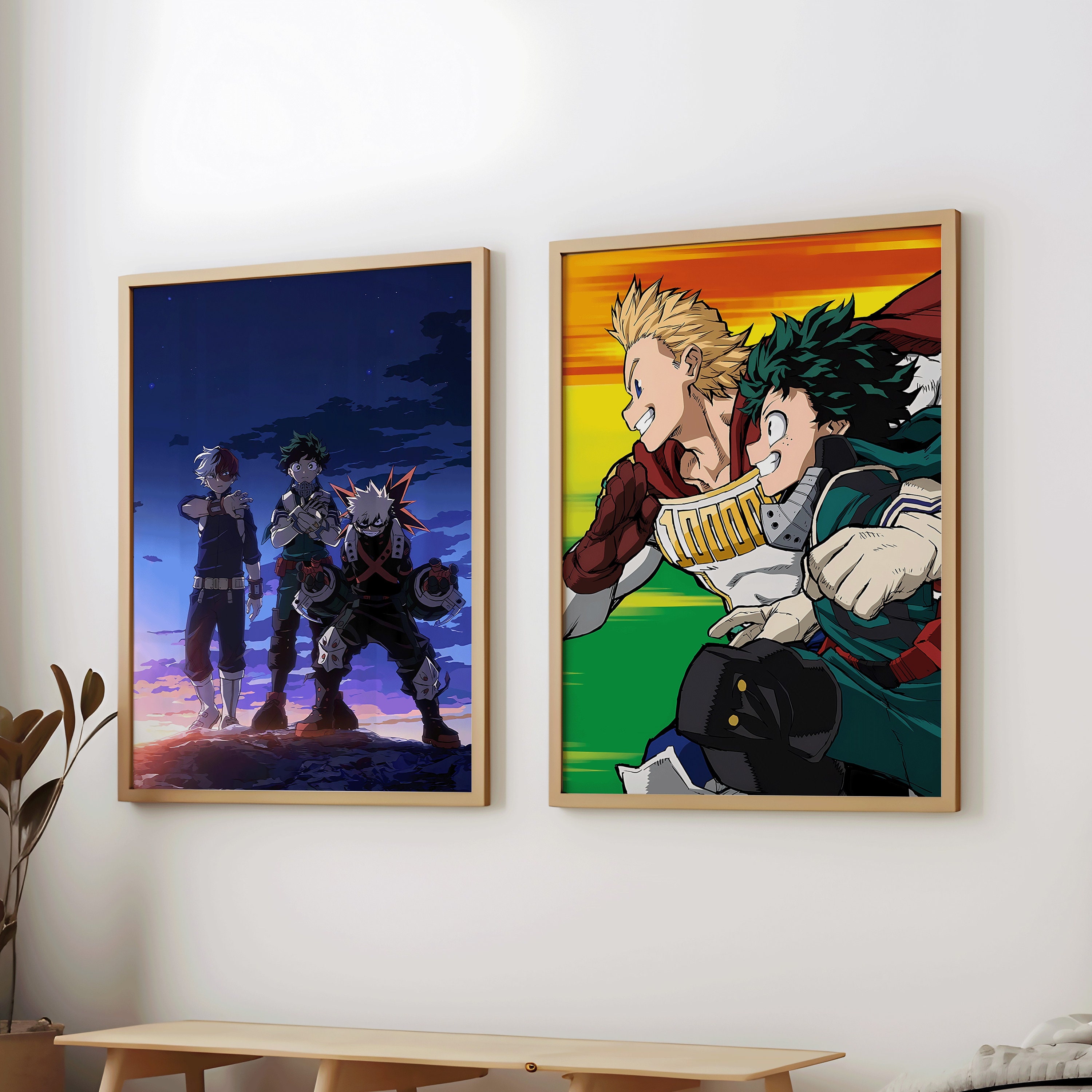 My Hero Academia Posters 8 Pack, Boku No Hero Anime Set Art Anime Print ...