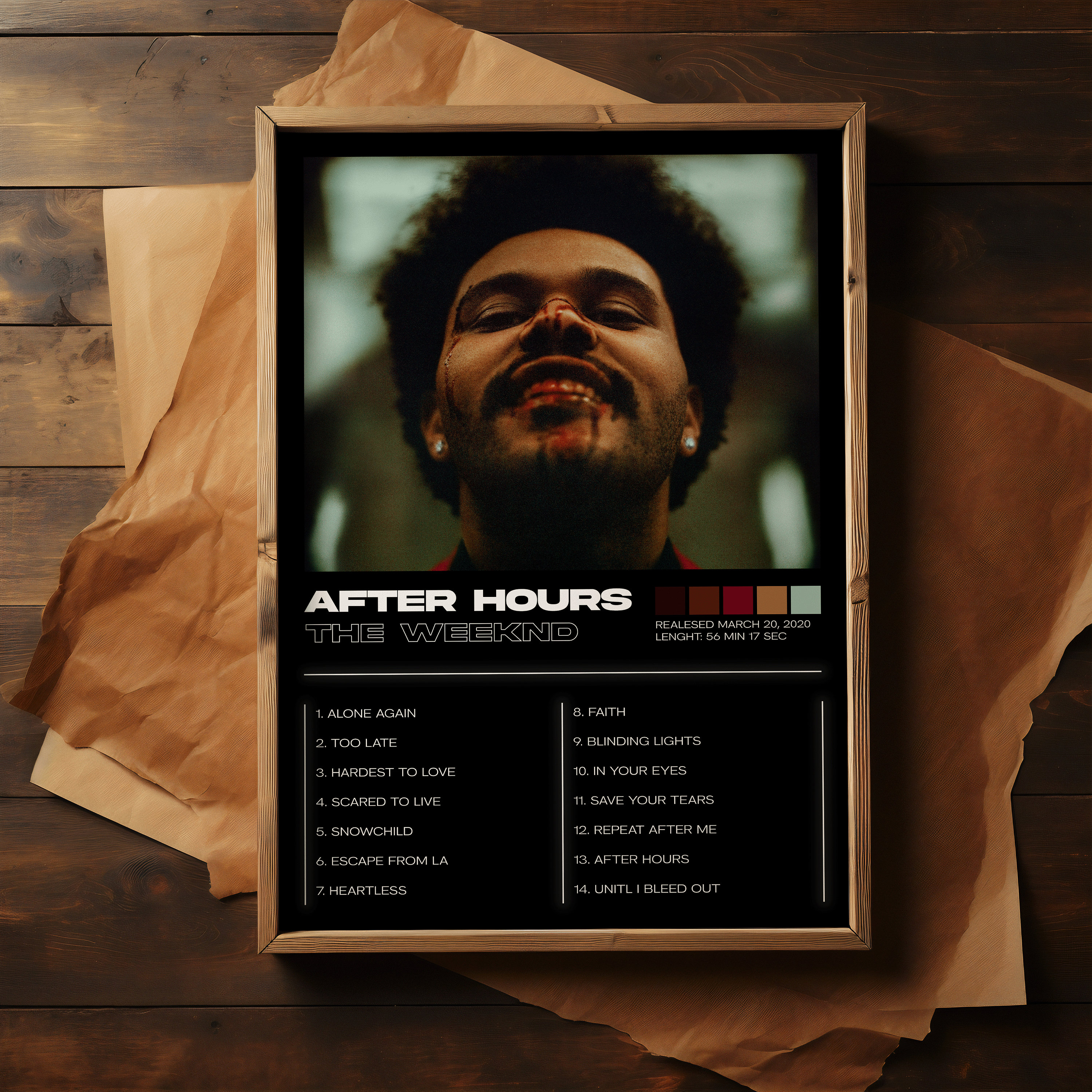 The Weeknd Posters 3 Pack, the Weeknd Album Art Cover Wall Print ...