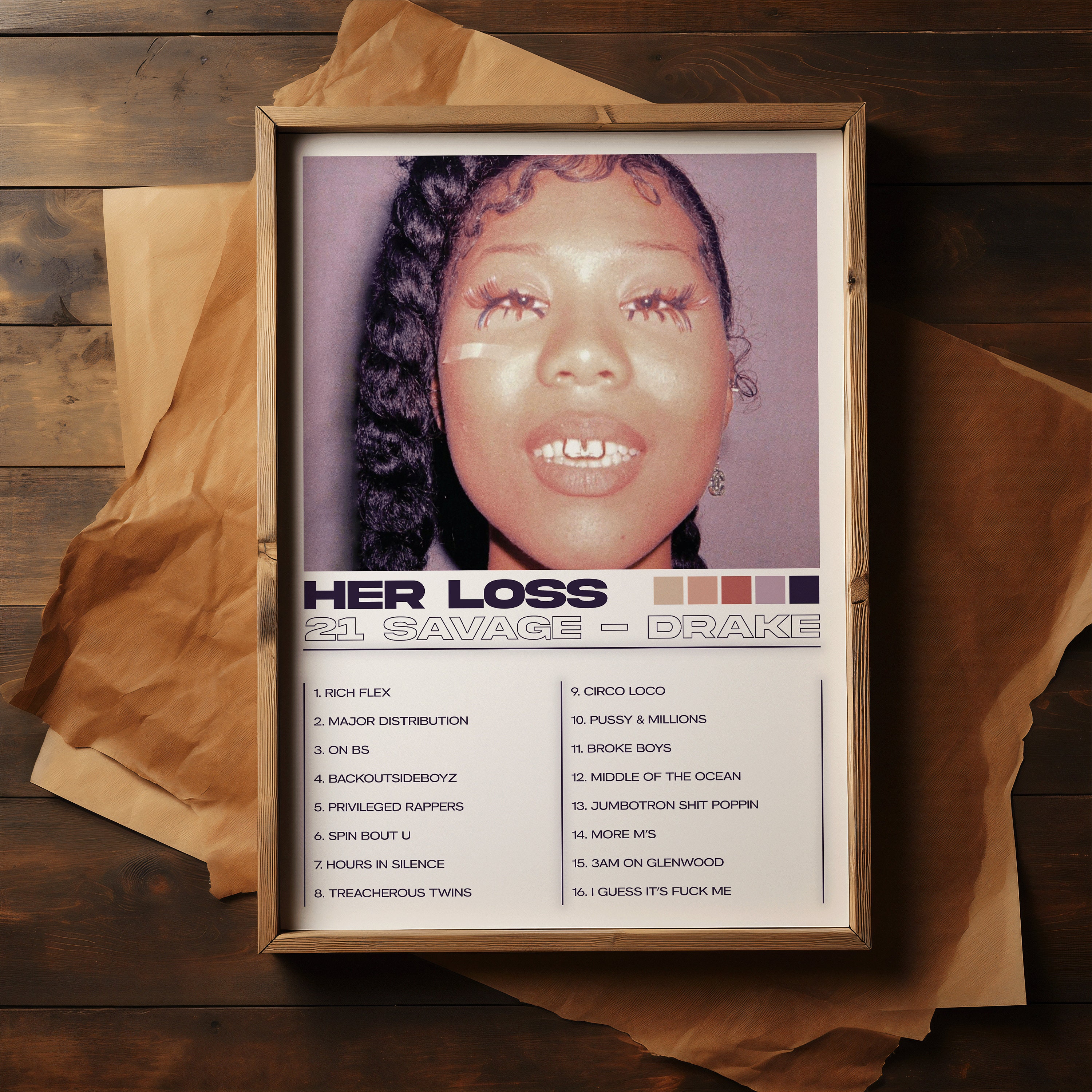 21 Savage Posters 3 Pack, 21 Savage Album Art Cover Wall Print Painting ...