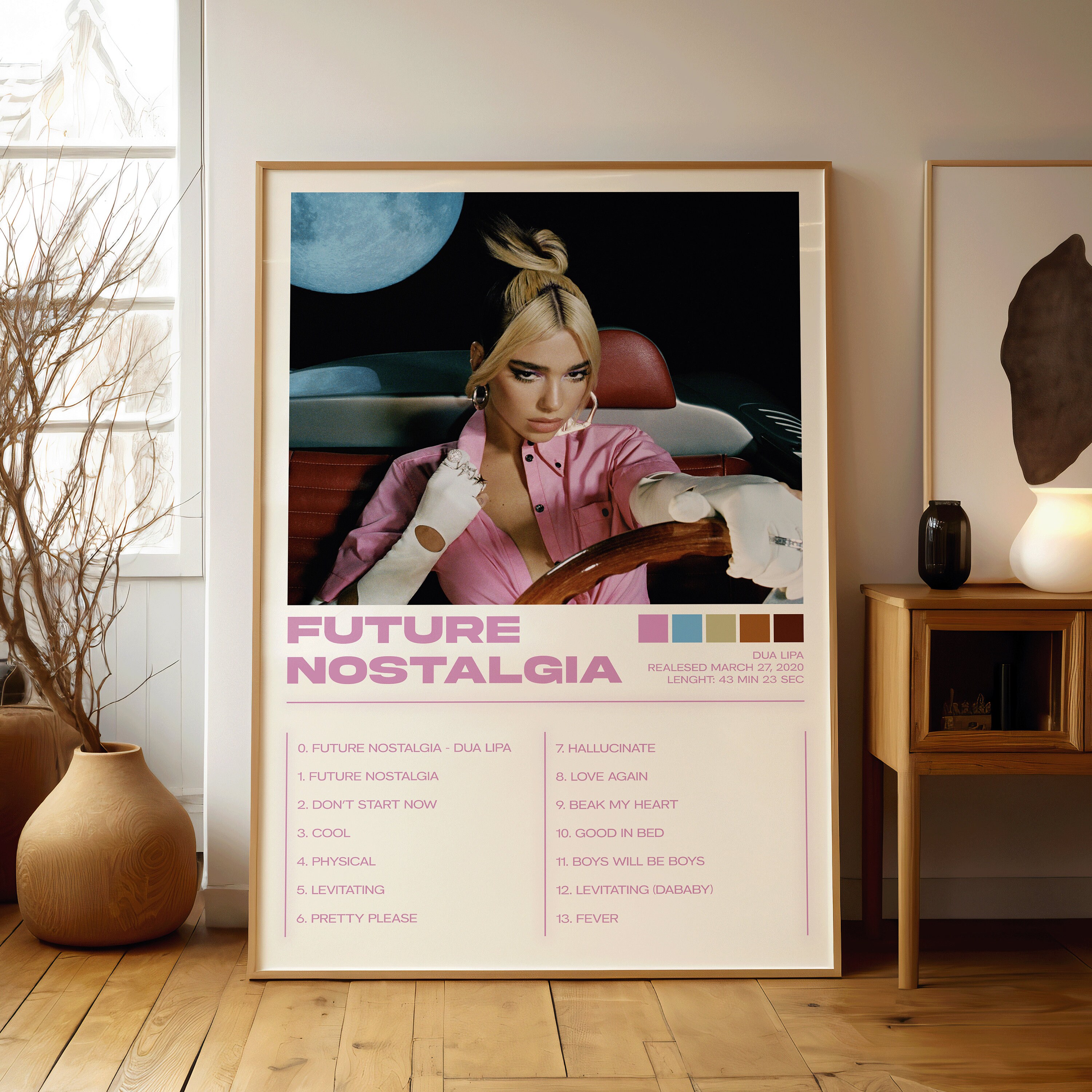 Dua Lipa Posters 3 Pack, Dua Lipa Album Art Cover Wall Print Painting ...