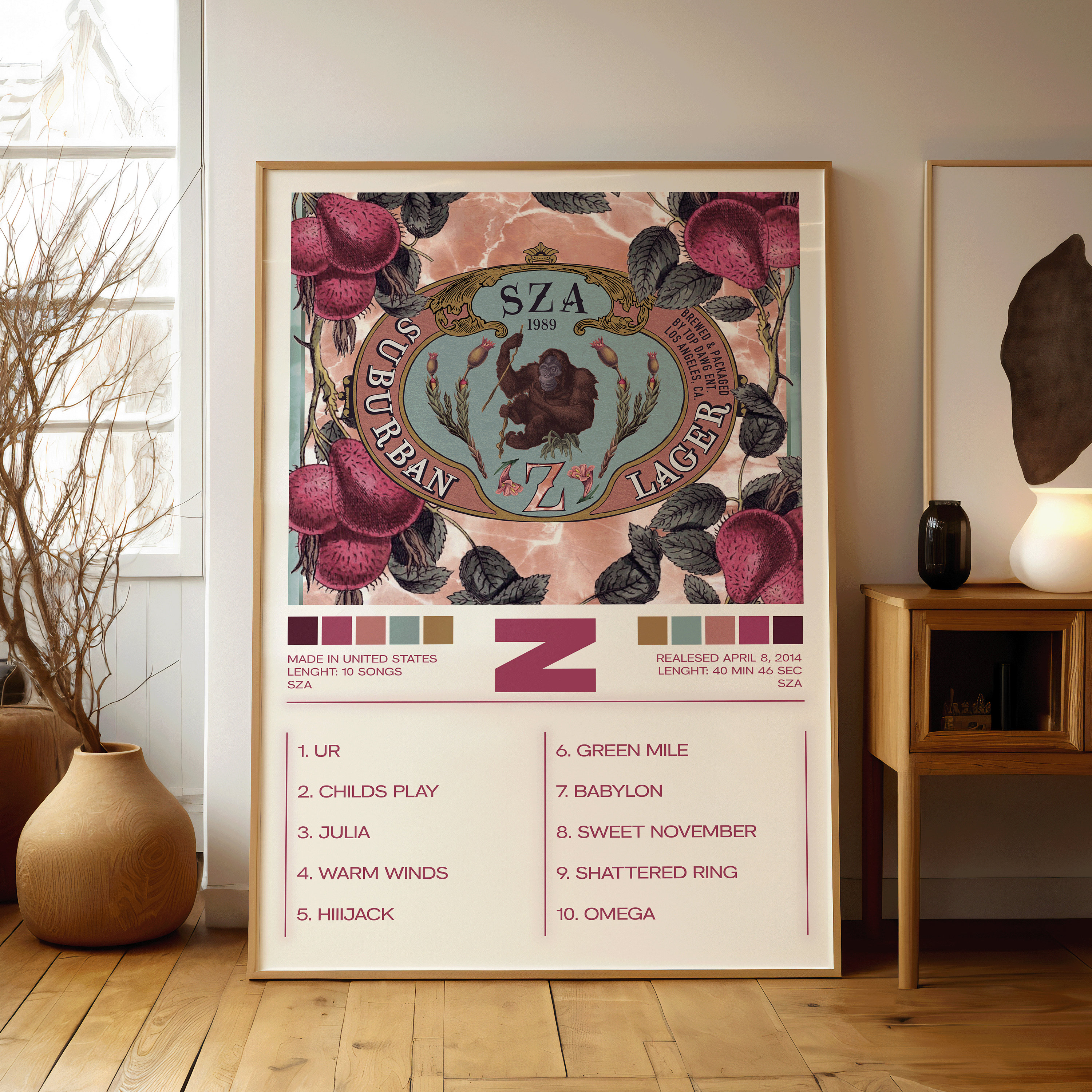 SZA Posters 3 Pack, SZA Albums Art Cover Wall Print Painting, SZA ...