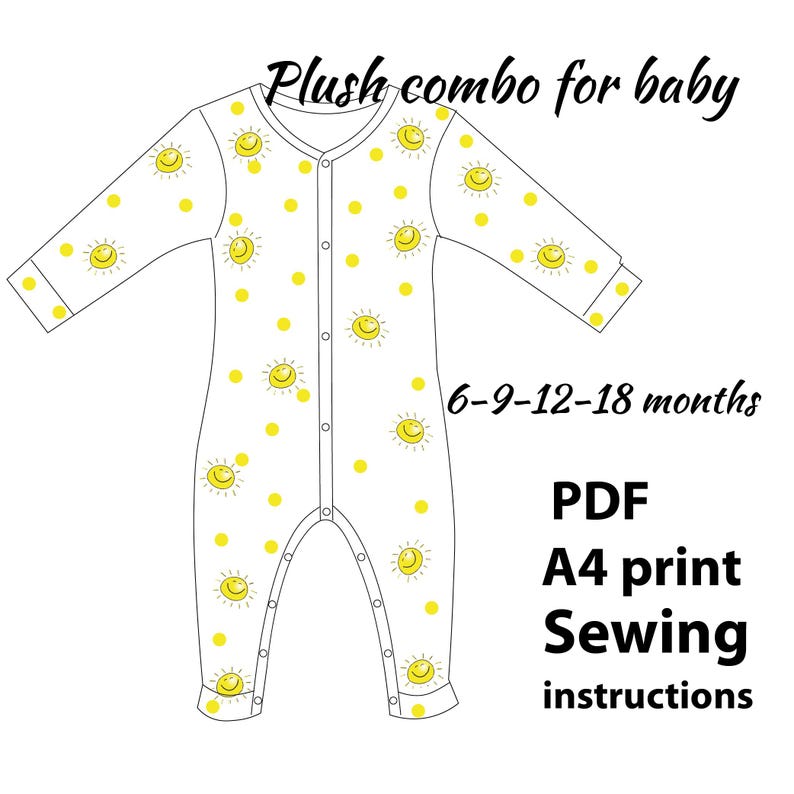 Baby Jumpsuit Sewing Pattern: Unisex Romper (PDF Pattern) - Etsy
