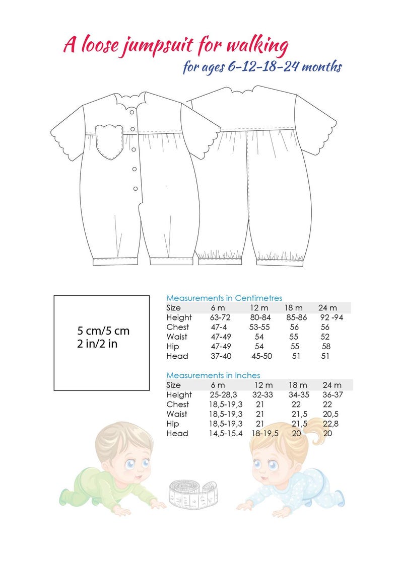Gender-neutral Baby Romper Sewing Pattern — Soft & Comfortable Outfit ...