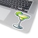 Classic Margarita Cocktail Kiss-cut Sticker - Vibrant Vinyl Decal for ...