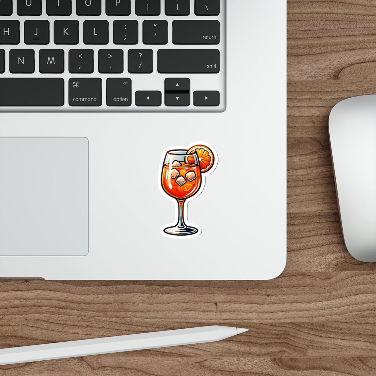 Aperol Spritz Cocktail Vinyl Sticker - Vivid Die-cut for Drink ...