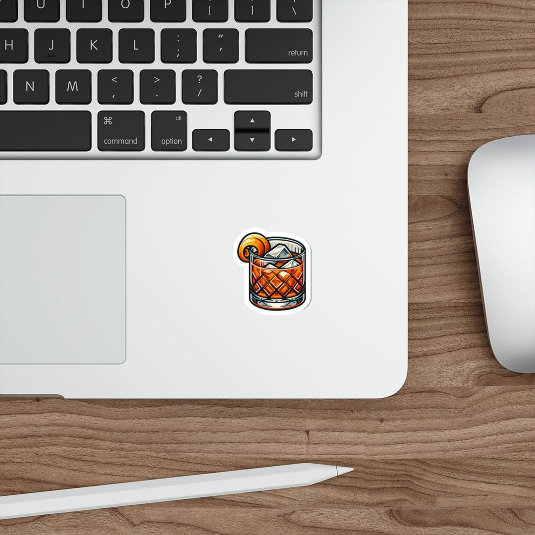 Classic Old-fashioned Cocktail Sticker - Premium Vinyl, Perfect for ...