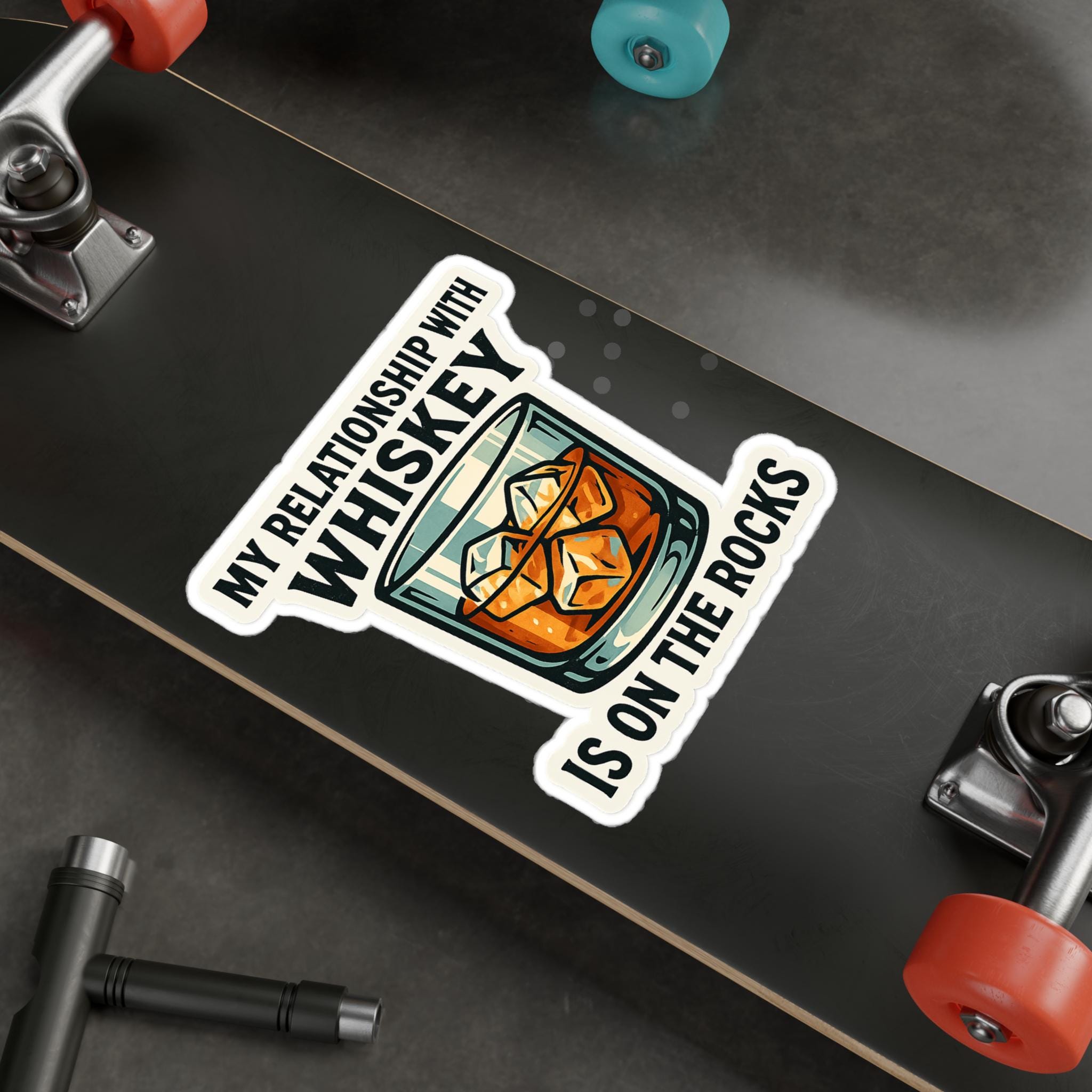 Whiskey Relationship Decals, Fun Bar Decor, Gift for Whiskey Lovers ...