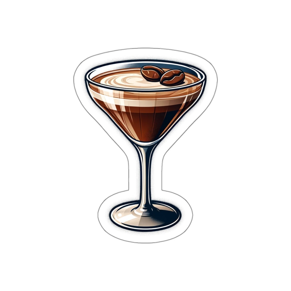 Espresso Martini Vinyl Sticker - Sip of Style for Your Surfaces - Etsy
