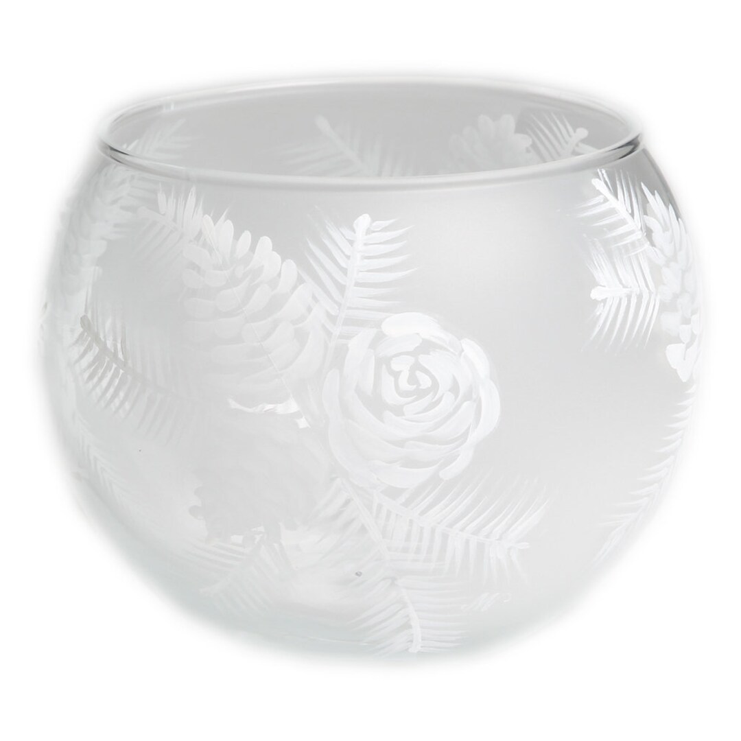 Hand-painted Vase Round Ball Vase Glass Ball Light Ball 15 Cm Hand ...