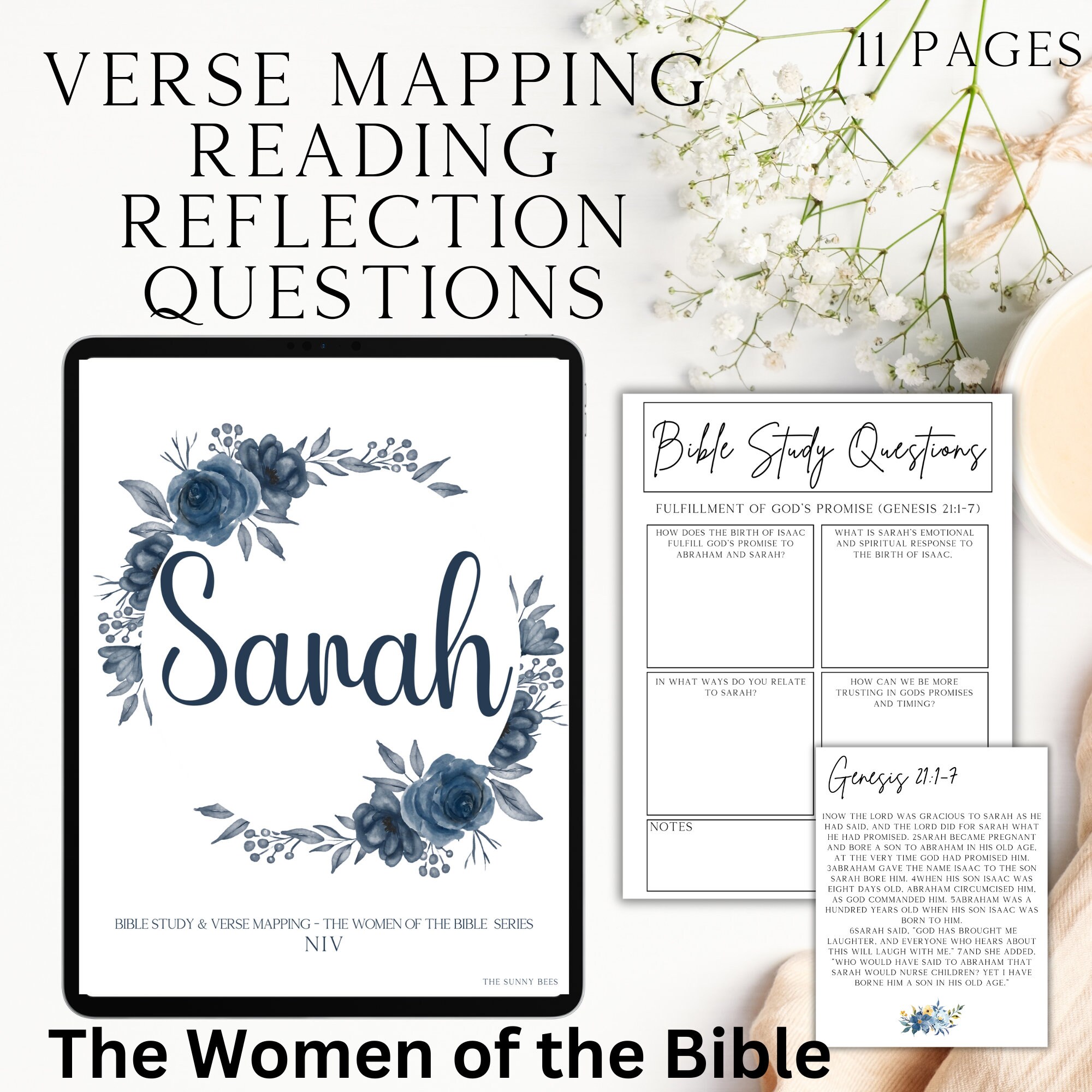 The Women of the Bible Small Group Study Sarah Verse Mapping Bible ...