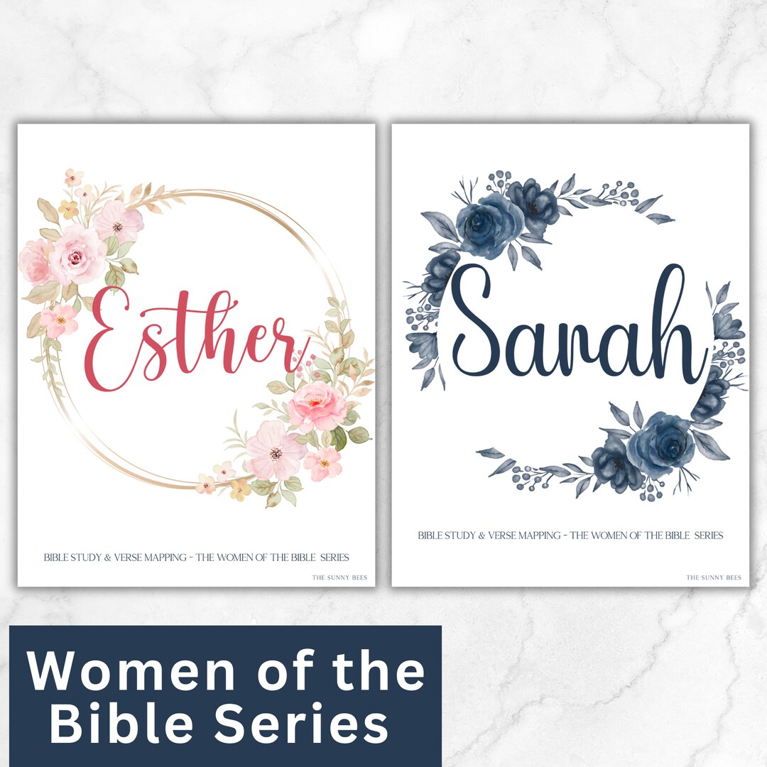 Esther and Sarah Women of the Bible Bundle Bible Story for Women Small ...