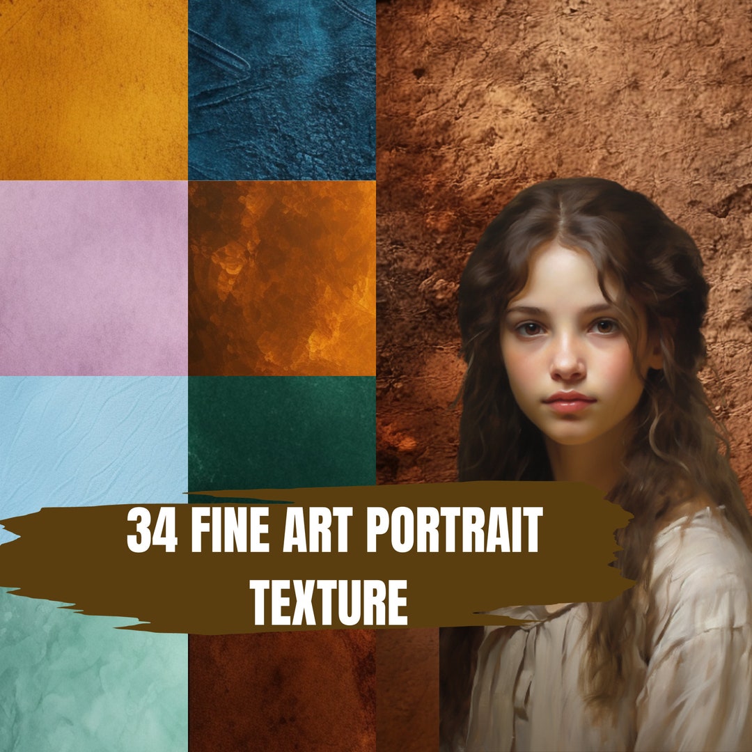 34 Fine Art Portrait Texture Overlays, Digital Backdrop, Png File - Etsy