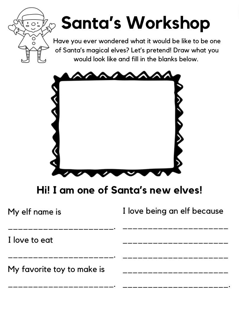 Christmas Themed Worksheet Packet for Kinder-1st Grade - Phonics ...