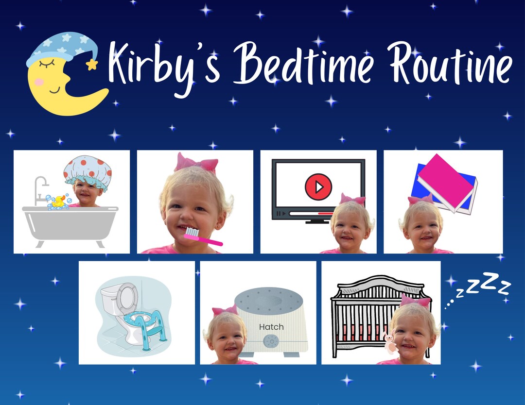 Personalized Bedtime Routine - Etsy