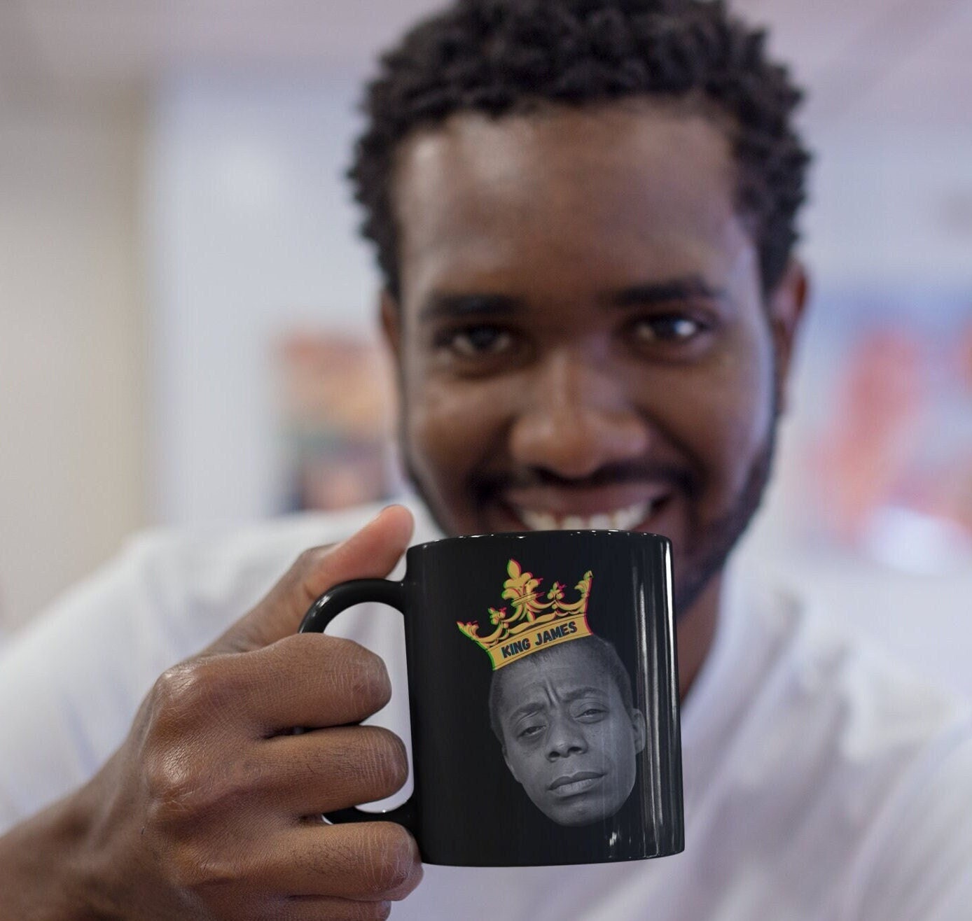 Black history month, James Baldwin Mug, Black history gift, black ...