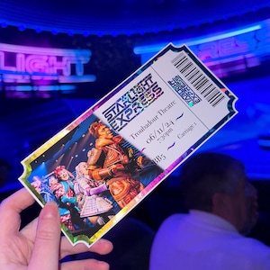 Personalised Foil Theatre/event/concert Gift Ticket - Etsy UK