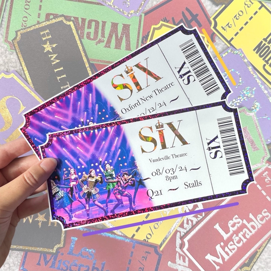 Personalised Six the Musical Ticket - Etsy
