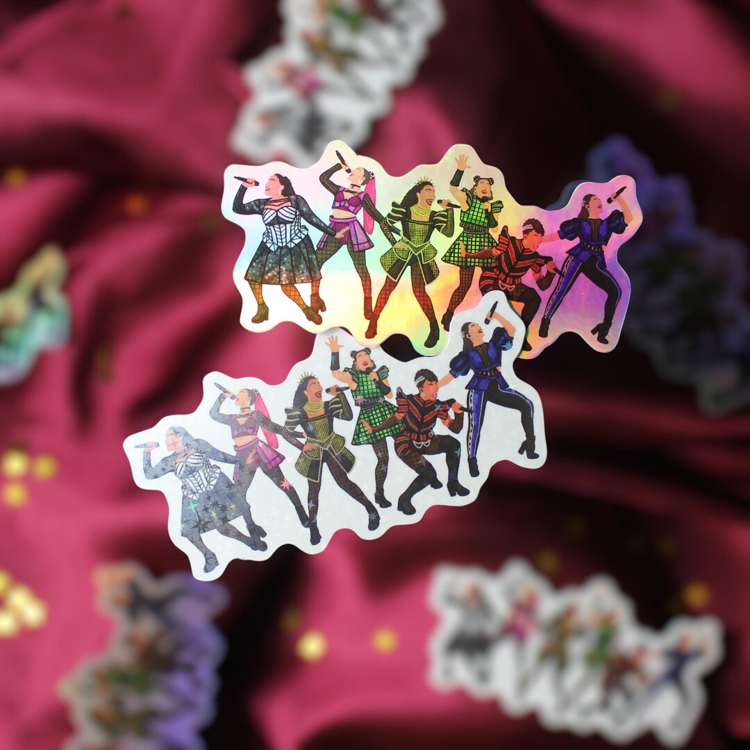 Six the Musical Holographic Sticker - Etsy