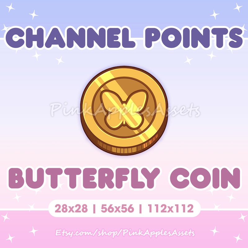 Butterfly Channel Emote - Etsy