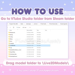Chibi Potato Live2d Vtuber Model for Vtube Studio - Instant Download ...