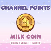 Milk Carton Emote | Channel Points | Twitch, Youtube, Discord | Cute ...