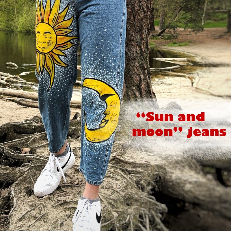 Custom Jeans - Etsy