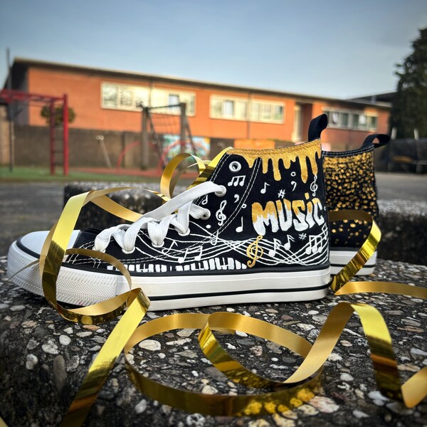 Music Note Shoes - Etsy