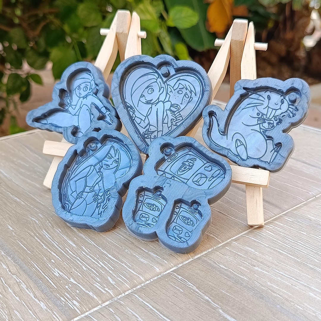 Teen Spy Girl Silicone Mold - Secret Agent Heroine Resin Mold - Naked ...
