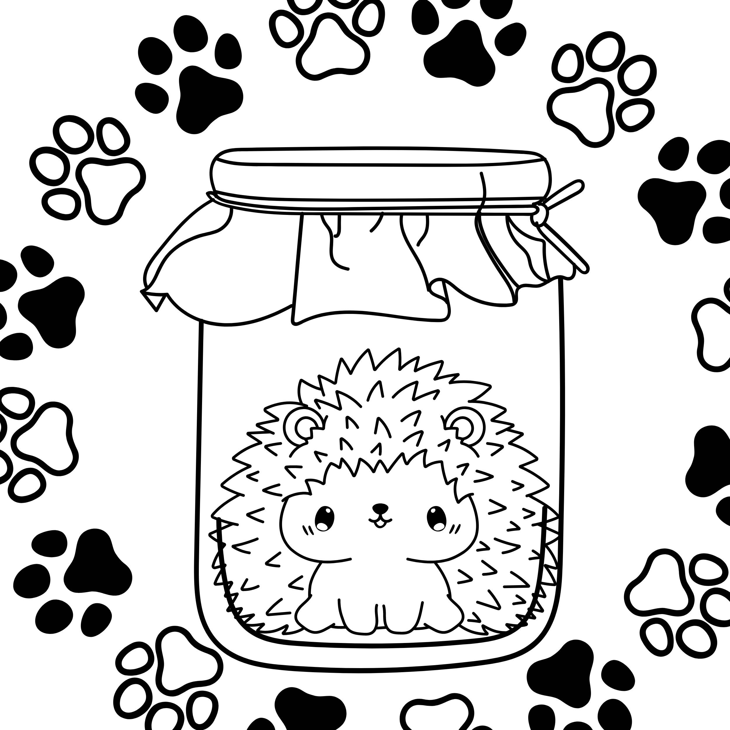 Jam Jar Pets, Animals in Jam Jars, 80 Pages of Simple Design Animals ...