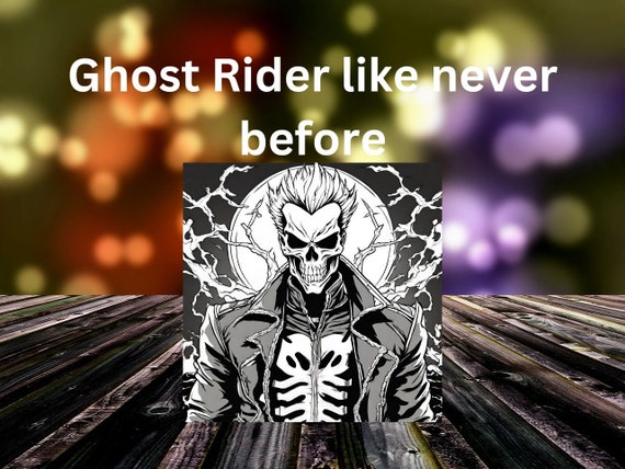 Pagine Da Colorare Di Ghost Rider