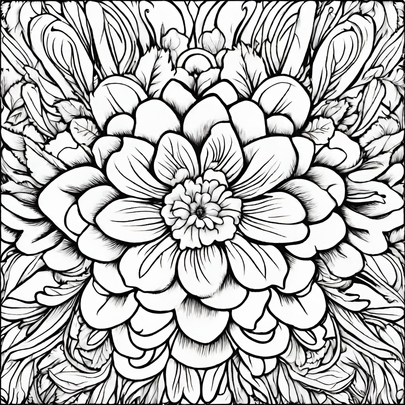 Mesmerizing Flowers. 104 Pages of Beautiful, Serene, and Calming ...