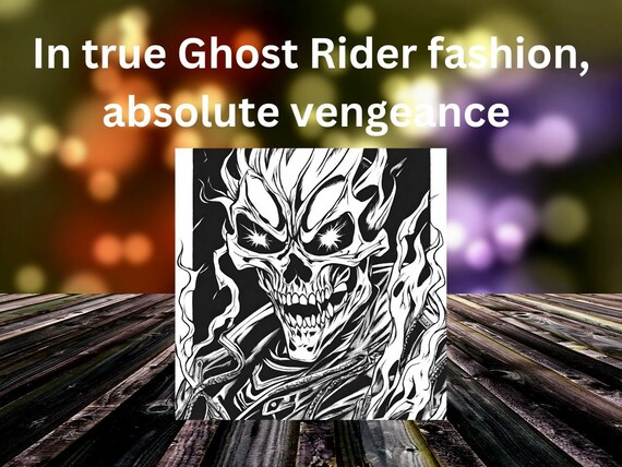 Pagine Da Colorare Di Ghost Rider