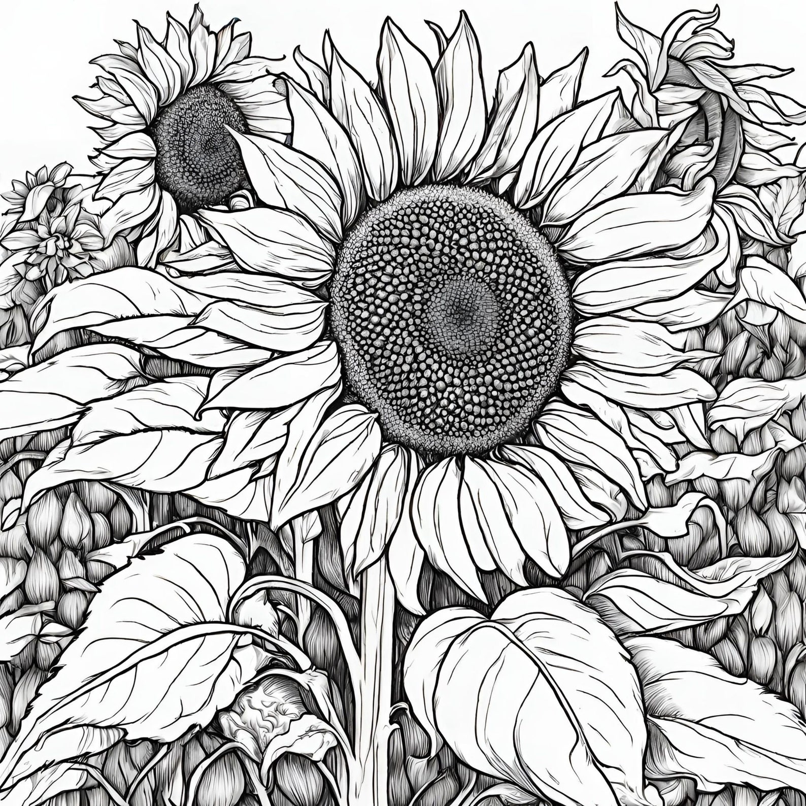 Mesmerizing Flowers. 104 Pages of Beautiful, Serene, and Calming ...