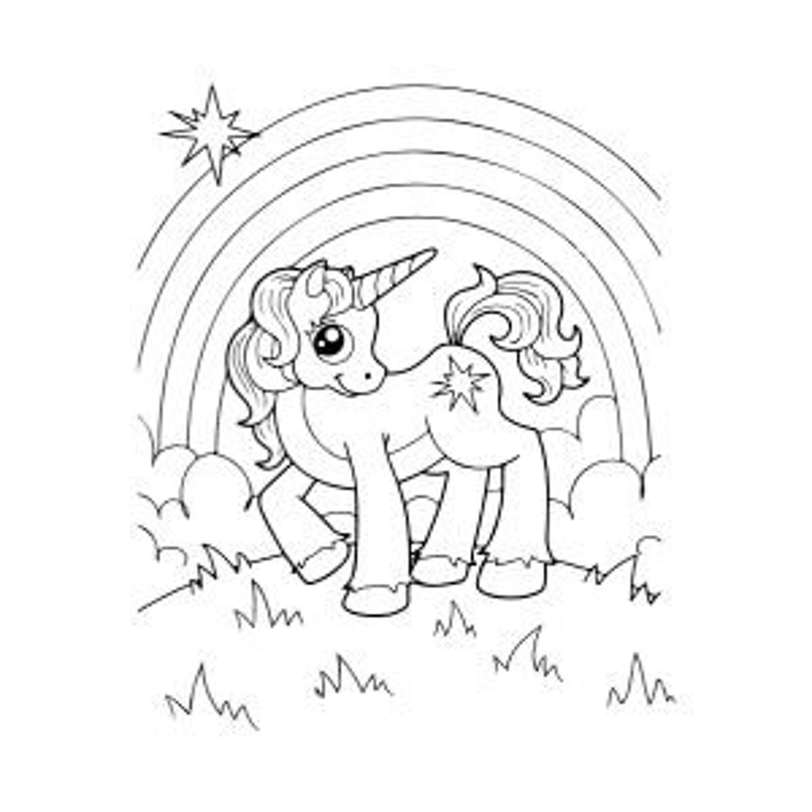 Mermaid and Unicorn Coloring Book Pages for Kids. Ages 2-5 - Etsy