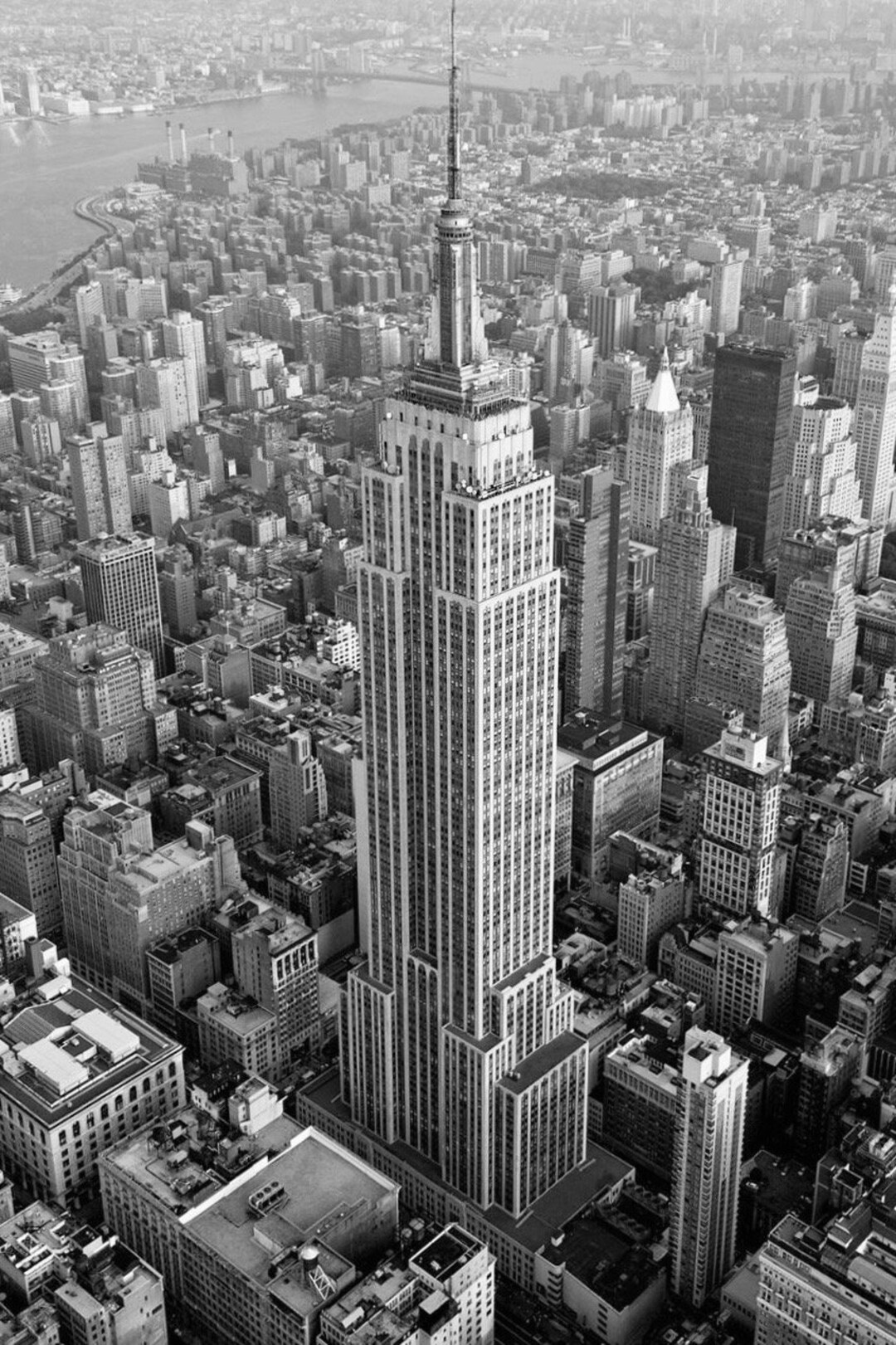 Empire State Building, New York - Taken From World Trade Center in 1998 ...