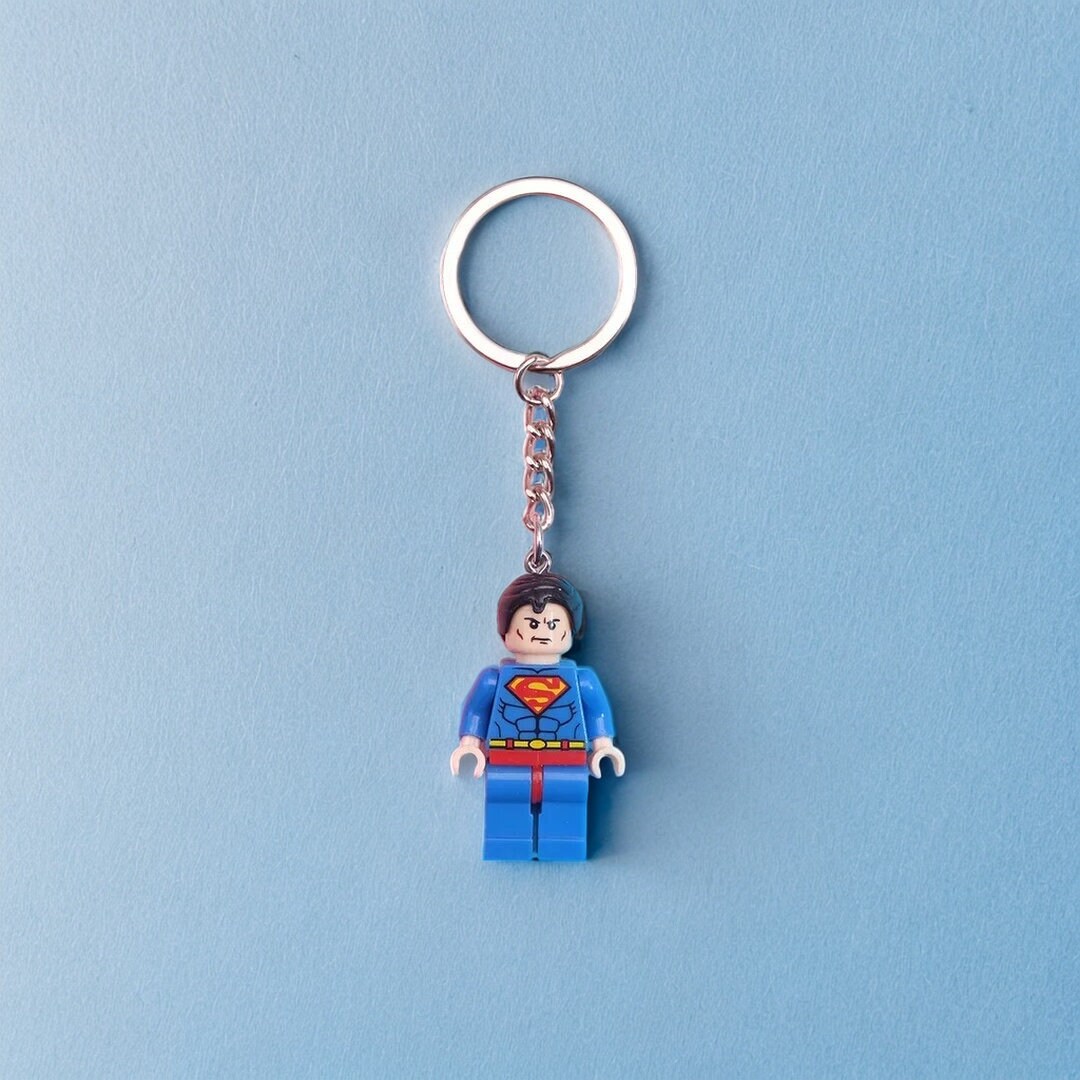 Mini Figure Character Keychain, Personalized Figurine Keychain Gift ...