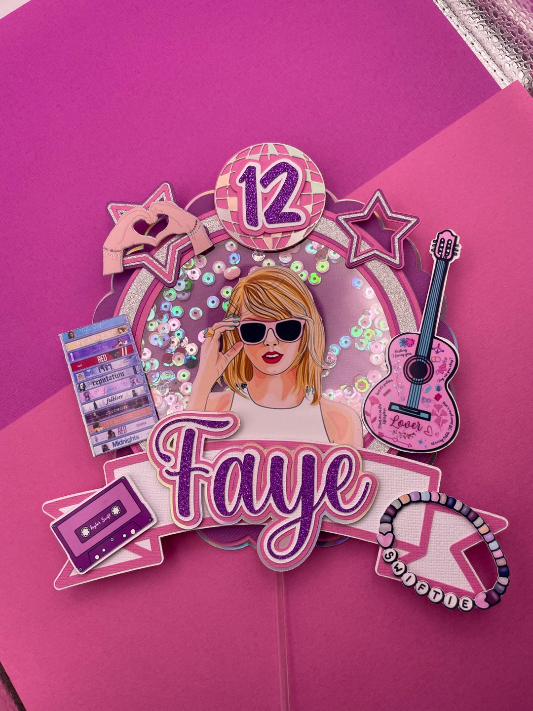 Taylor Swift Cake Topper - Etsy