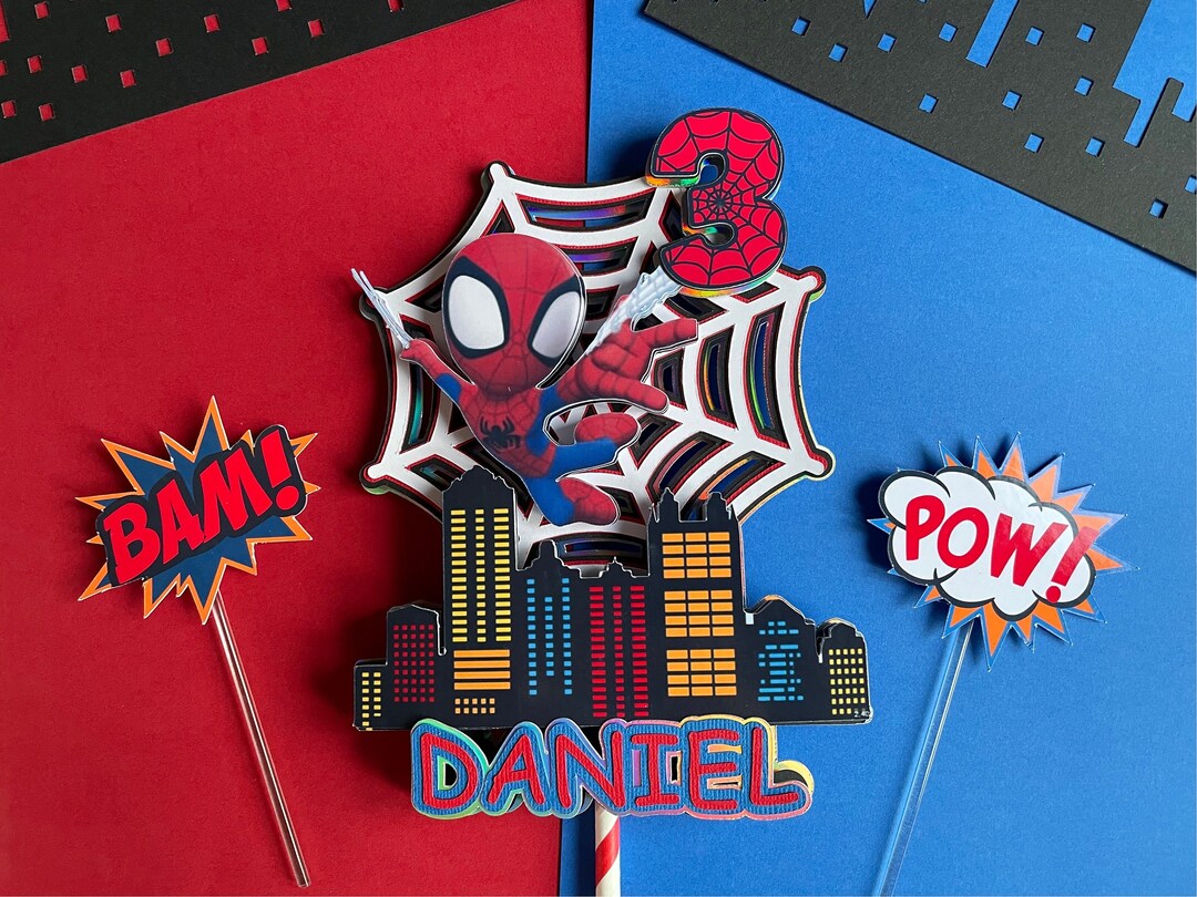 Spider-man 3d Cake Topper - Etsy UK