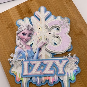 Elsa Frozen 3d Cake Topper - Etsy UK