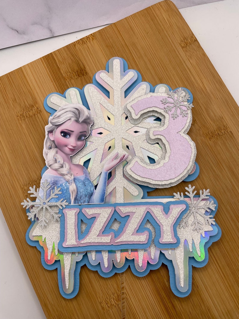 Elsa 3d Cake Topper - Etsy UK
